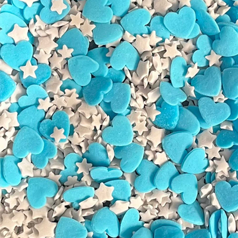 Sugar Sprinkles Blue star 50g - gluten-free - Tasty Me