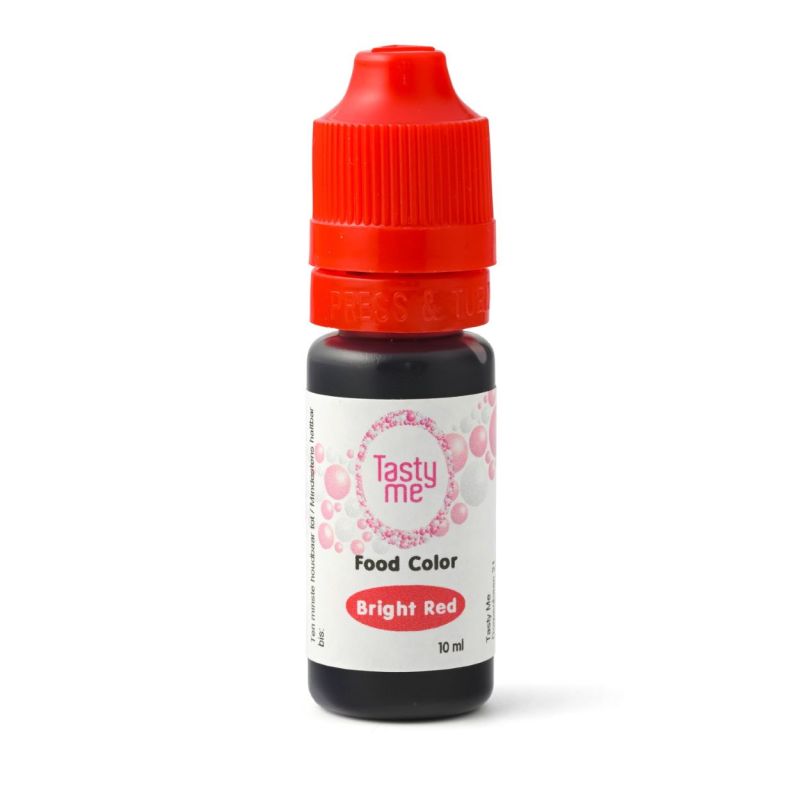 Kleurstof fel rood 10ml - glutenvrij - Tasty Me