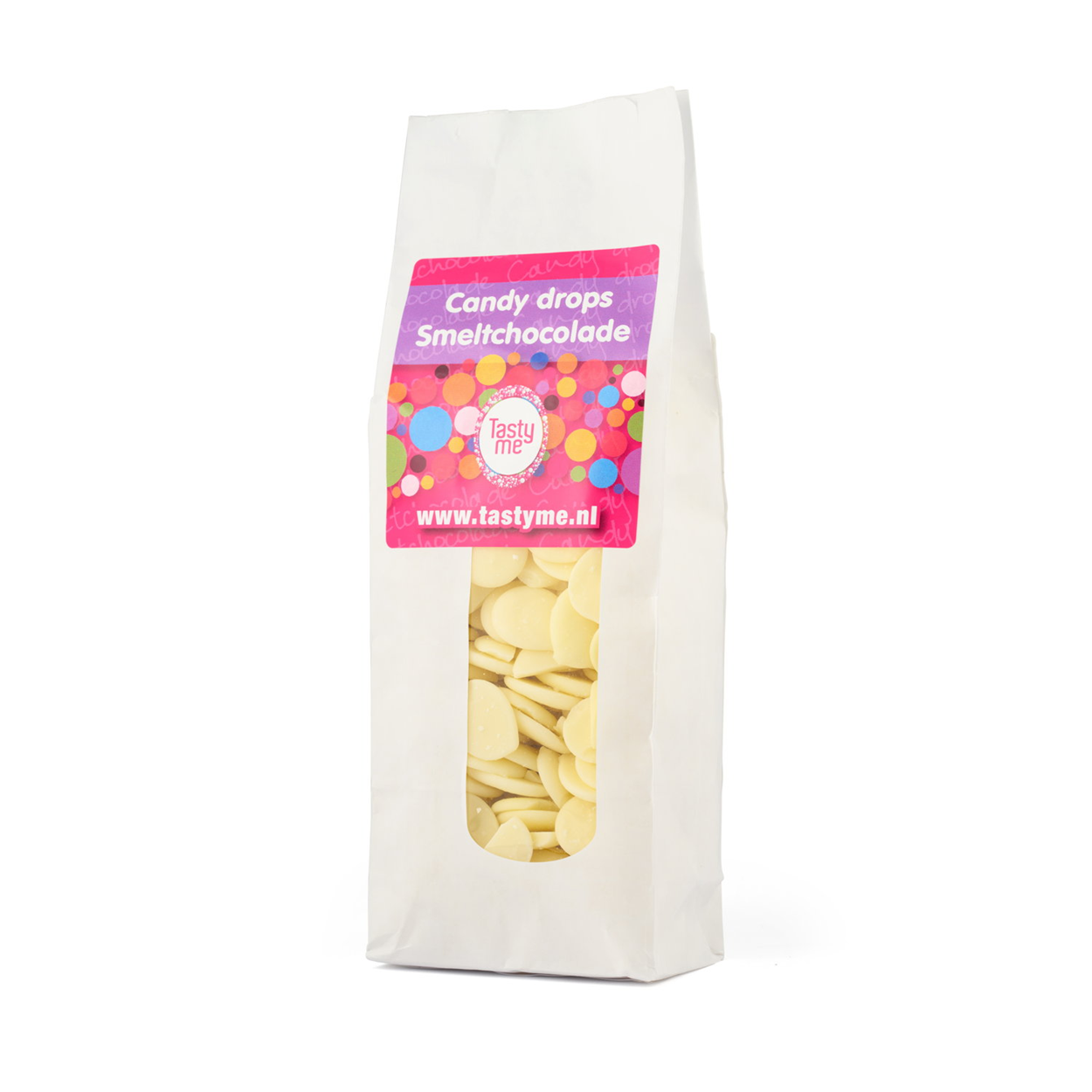 Candy drops white 300g - glutenvrij - Tasty Me