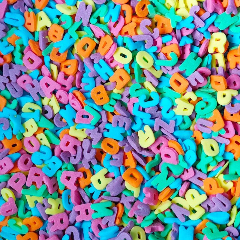 Suikerdecoratie Letterpret 45g - glutenvrij - Tasty Me